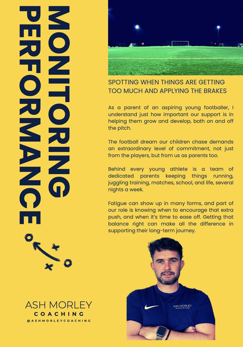 A Parents Guide to Overtraining in Youth Football - Etsy