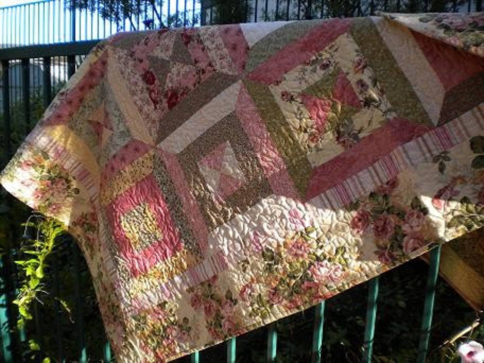 Spring Fever Quilted Throw - Etsy