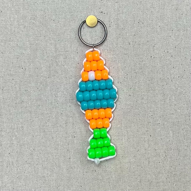 Pony Bead Keychain - Etsy