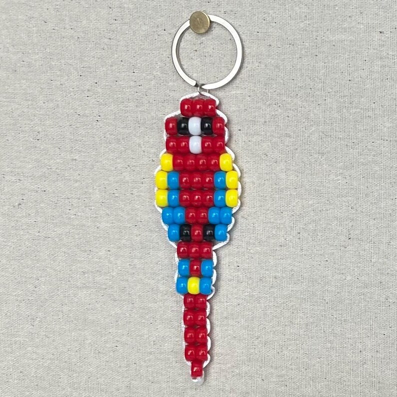 Beaded Parrot Keychain: Kandi Y2K Retro Pet Buddy Bag Charm - Etsy