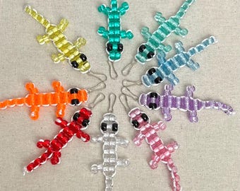 Teeny Tiny Lizard Bead Pet Keychain | Lizard Bead Buddy | Lizard Bead ...