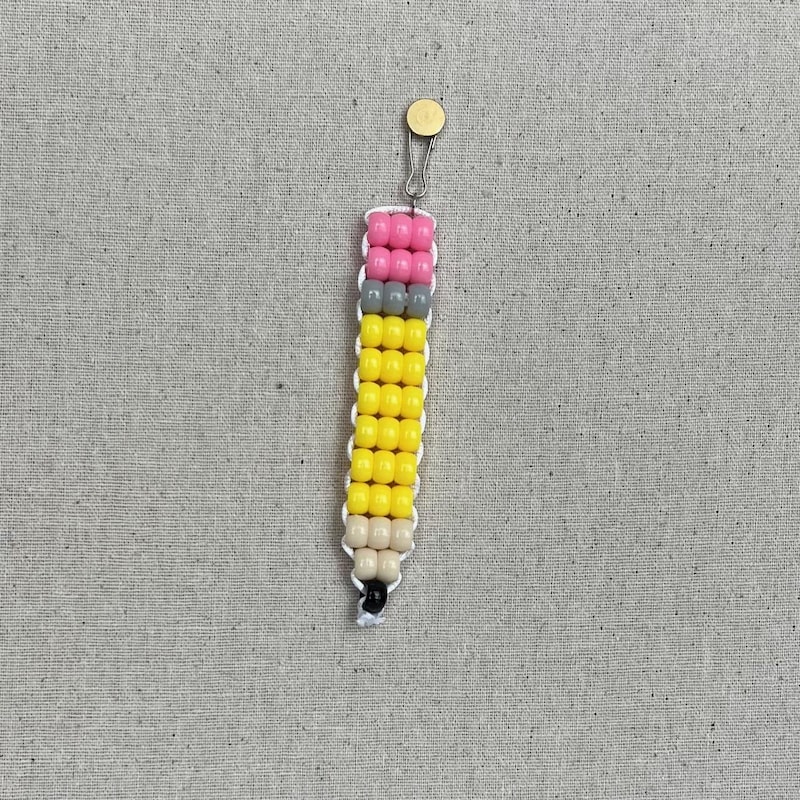 Pony Bead Keychain - Etsy