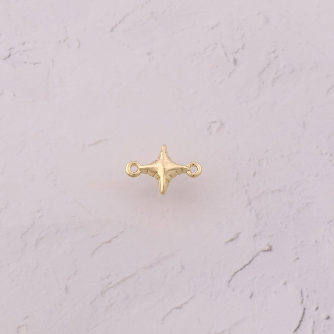 18K Gold Filled Star Connectors Dainty Celestial Connectors for DIY ...