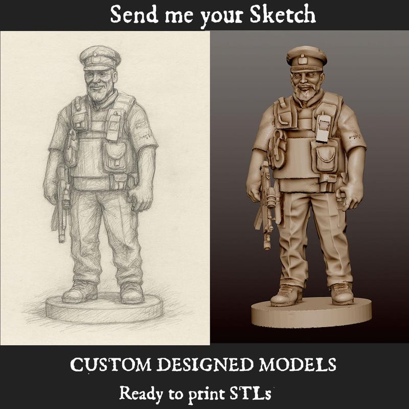 3d Printed Wargaming Minis - Etsy