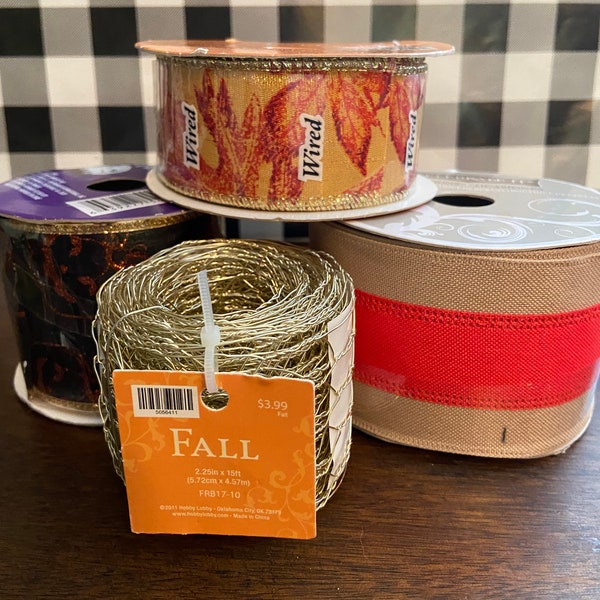 Fall Ribbon - Etsy