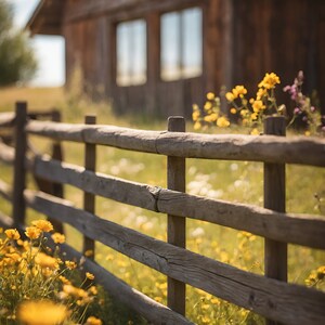 Virtual Background Bundle Summer Barn With Vintage Red Truck, Photoshop ...