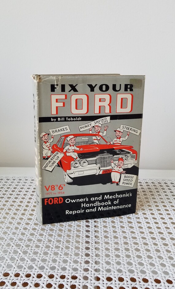 Fix Your Ford Book for V8's V6's 1971 to 1954 by Bill | Etsy