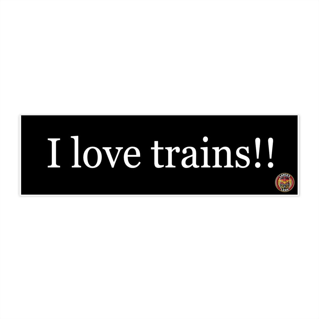 I Love Trains! Bumper Stickers. Railroad Stickers, Trains, CSX Railfans ...