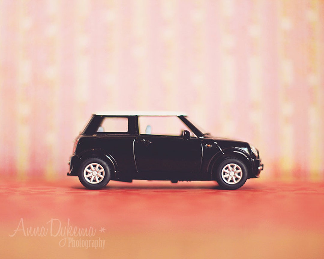 Wall Art Pink - Mini Cooper - Still Life Photography Orange Pink White ...