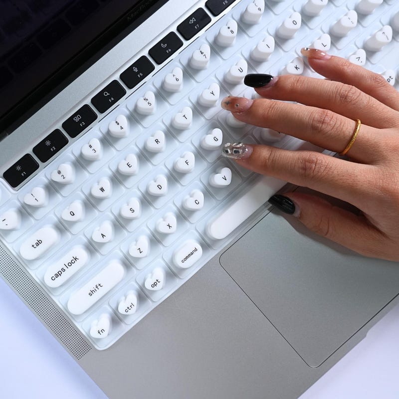 Silicone Keyboard for Long Nails - Etsy