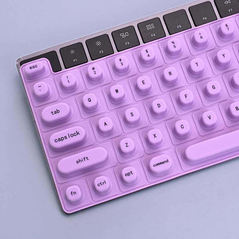 Silicone Keyboard for Long Nails - Etsy