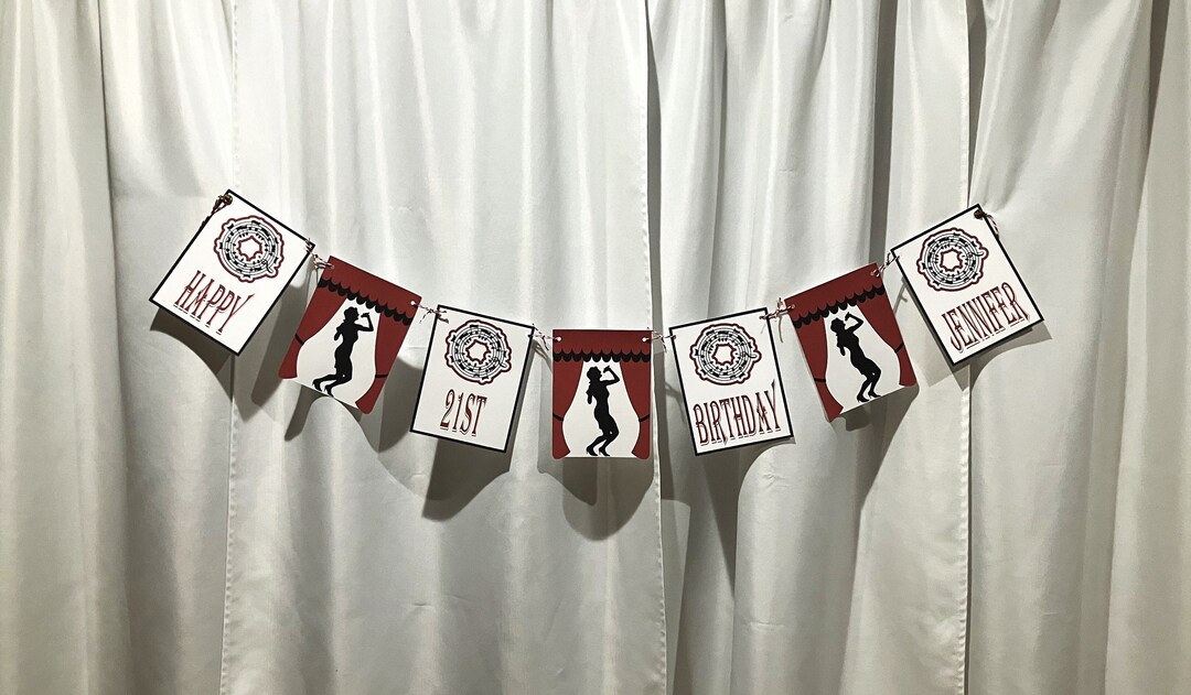 Singer Birthday Banner - Personalized Singer Birthday Garland - Singing ...