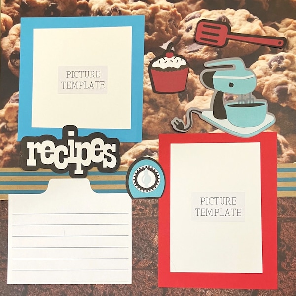 Scrapbook Layout - Etsy