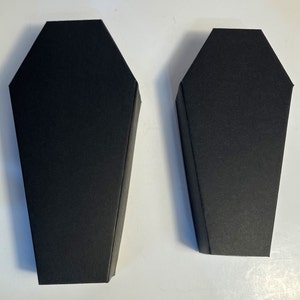 Coffin Boxes - Six (6) DIY Coffin Kits With Lids - Halloween Treat ...