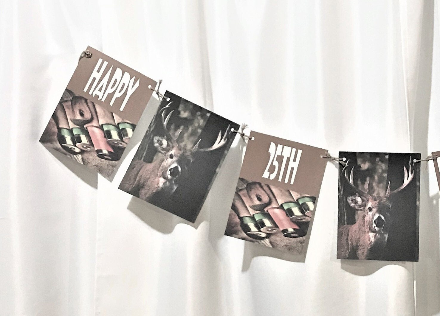 Hunting Birthday Banner Hunting Birthday Banner - Etsy