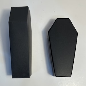 Coffin Boxes - Six (6) DIY Coffin Kits With Lids - Halloween Treat ...