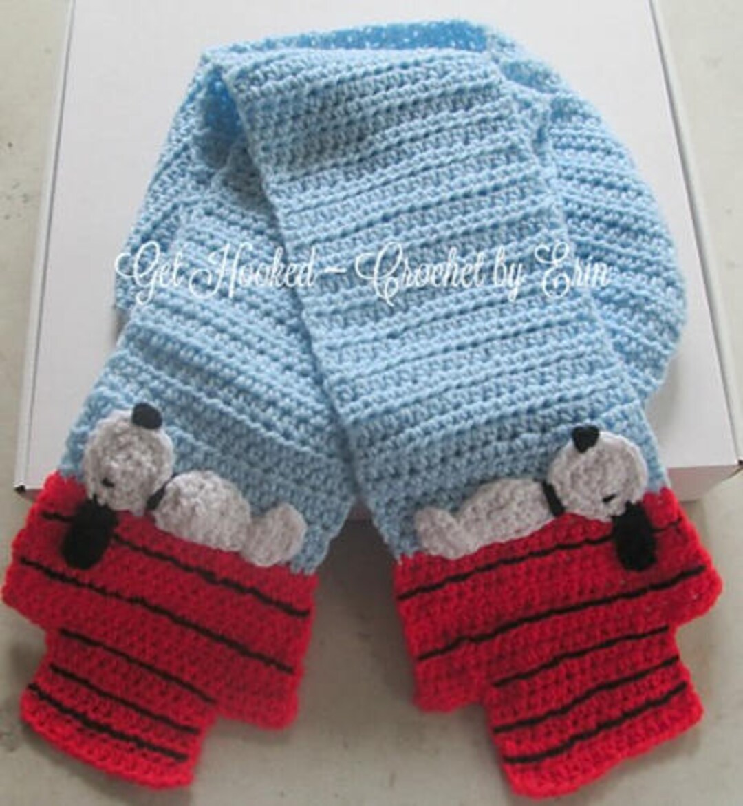Snoopy Scarf - Etsy
