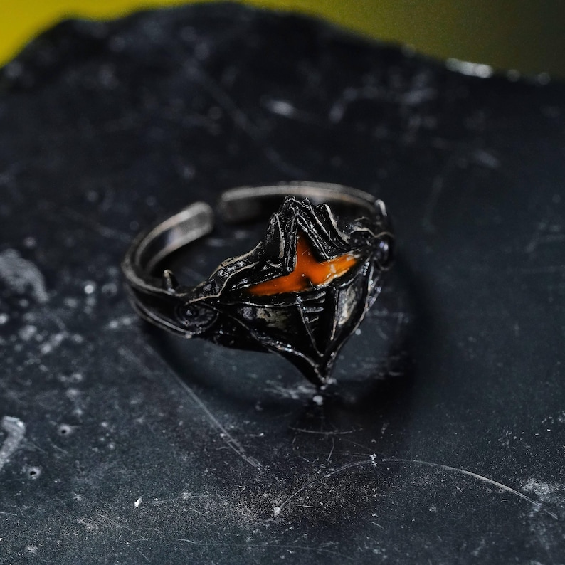 PREMIUM Fanmade Calamity Ring – Handmade 950 Silver Fantasy Jewelry ...