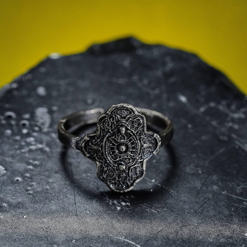 PREMIUM Fanmade Calamity Ring – Handmade 950 Silver Fantasy Jewelry ...