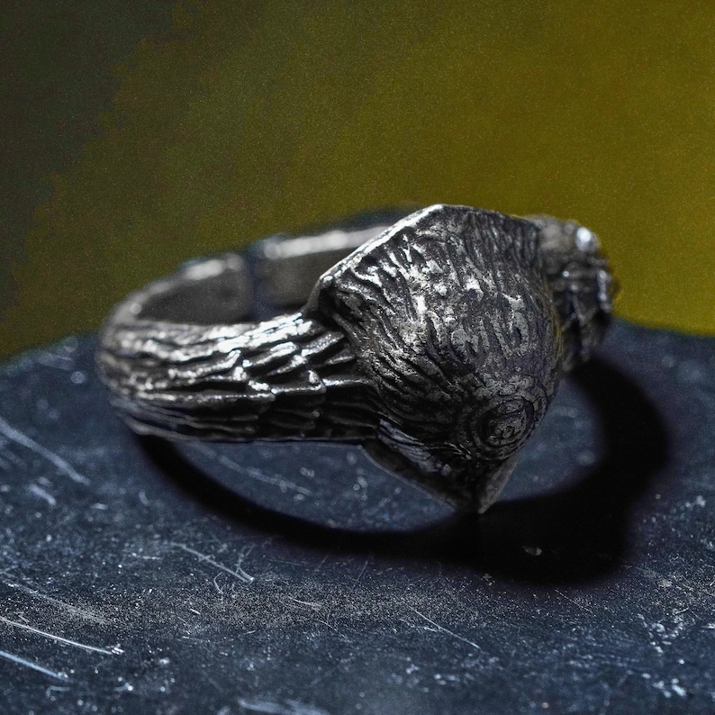 PREMIUM Raider Nightreign Ring – Handmade 950 Silver Warrior Band ...