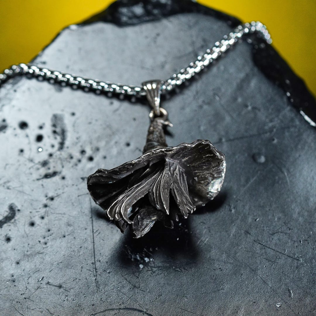 PREMIUM Recluse Nightreign Emblem Pendant – Handmade 950 Silver Hero ...