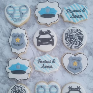 Police Sugar Cookies - Etsy