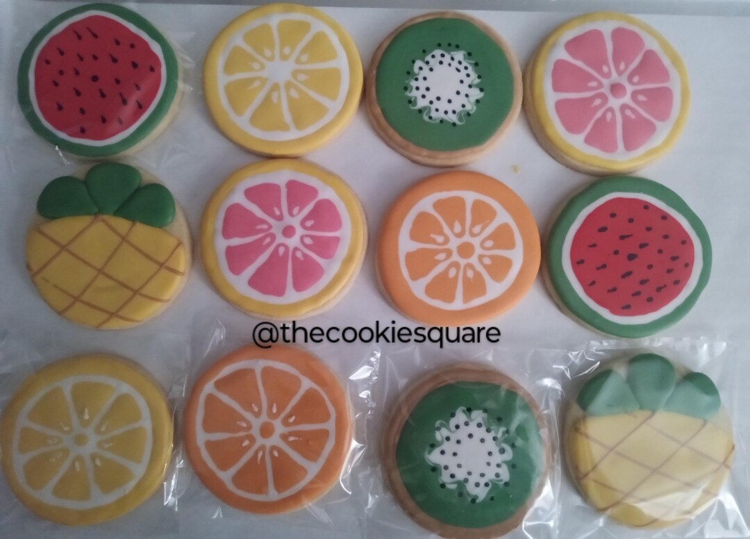 Summer Fruits Sugar Cookies - Etsy