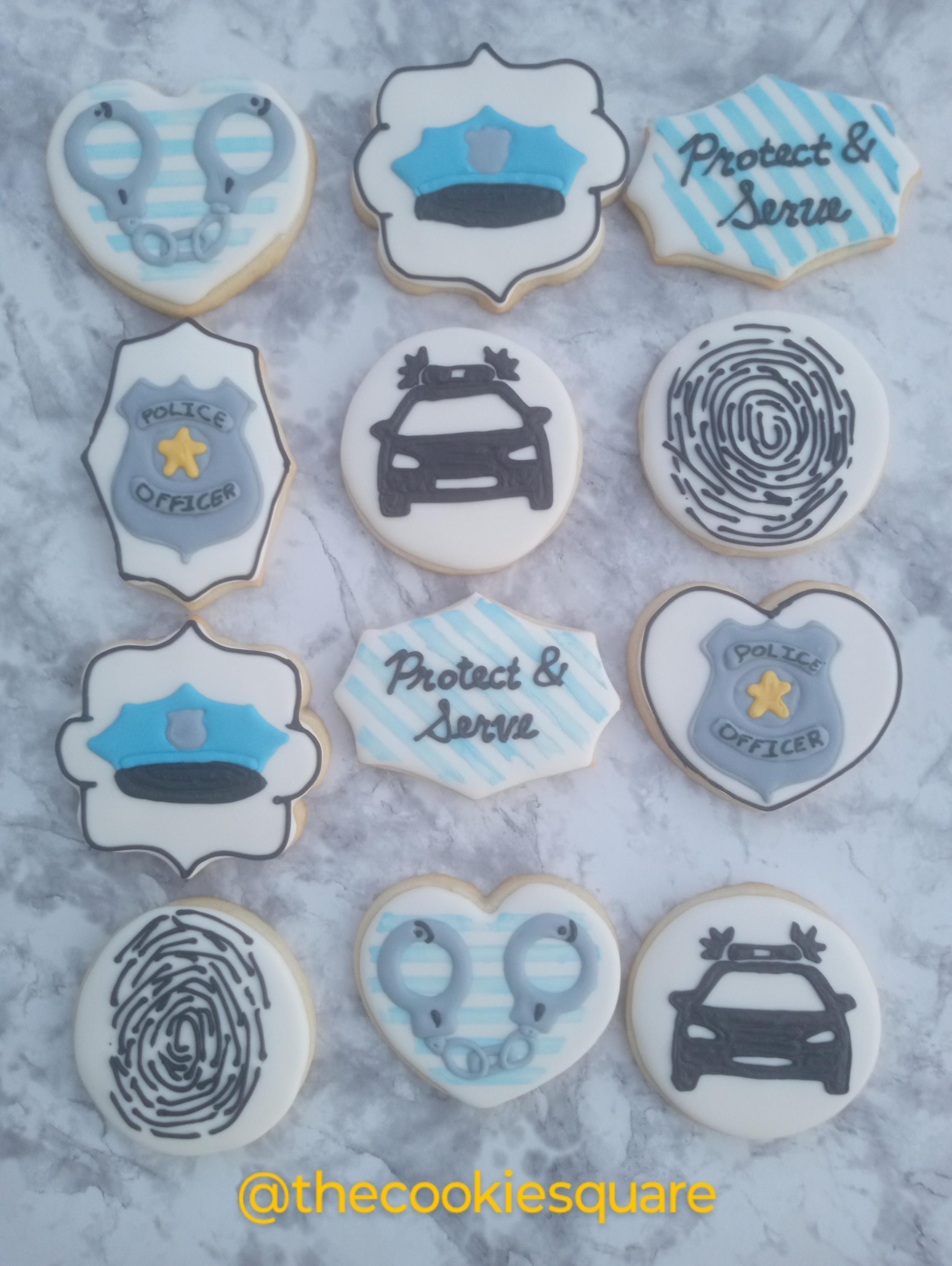 Police Sugar Cookies - Etsy