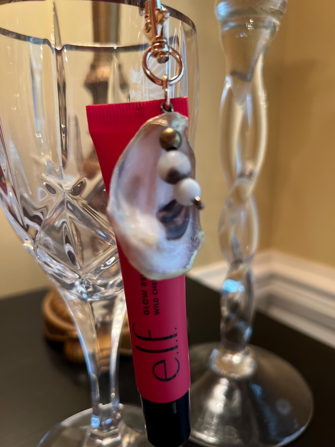 Elf Glow Melting Lip Balm, Wild Cherry, Oyster Keychain, Shell Keychain ...