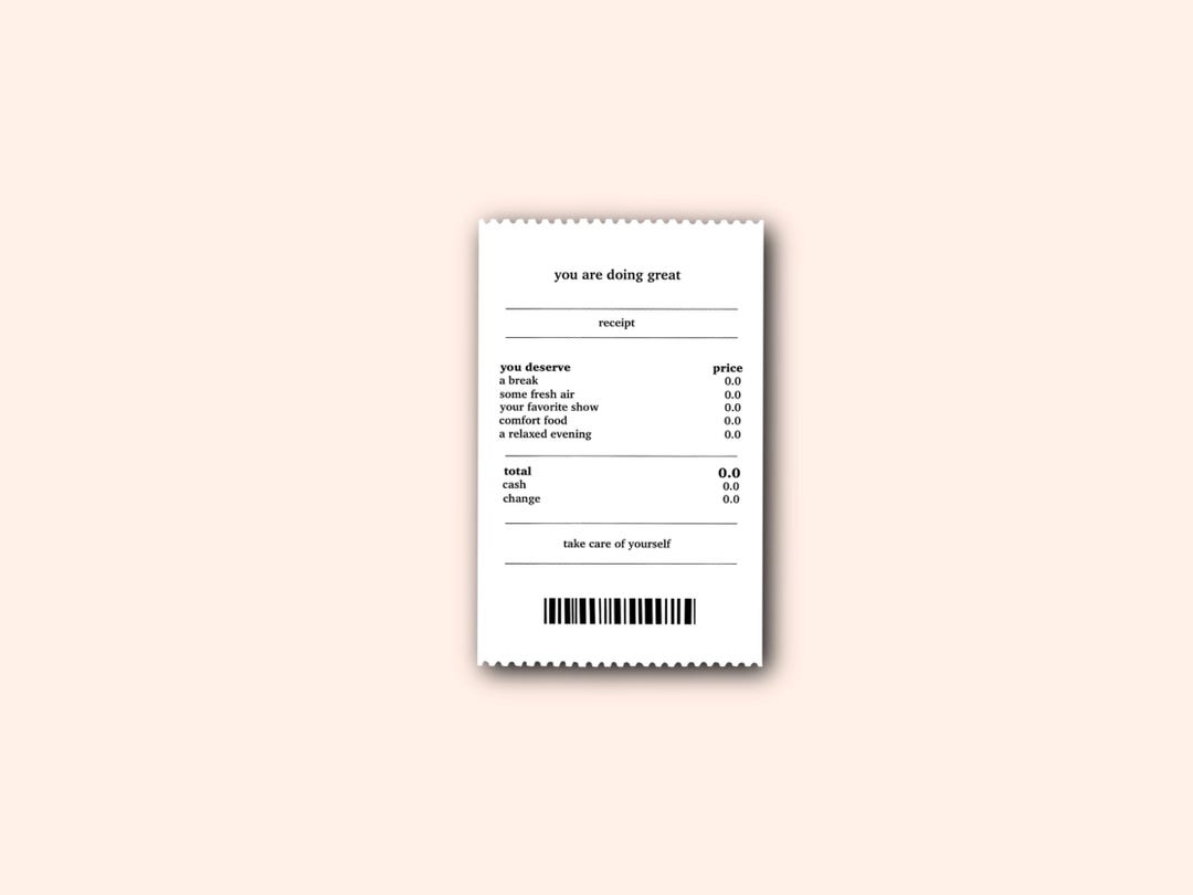 Stickerflake "receipt" | Journaling / Scrapbooking / Bullet Journal ...