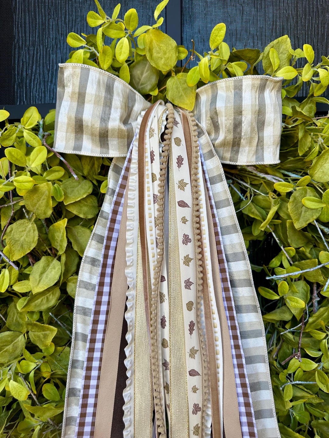 Faded Fall Ribbon Set: Seasonal Wreath Decor - Etsy