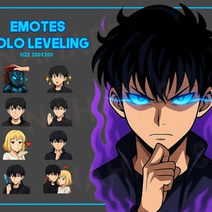 Pack 13 Emotes Solo Leveling 200x200 - Etsy Australia