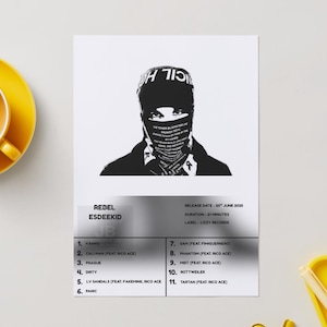 Rebel – Esdeekid Album Cover Art Print: Hip Hop Music Poster - Etsy ...