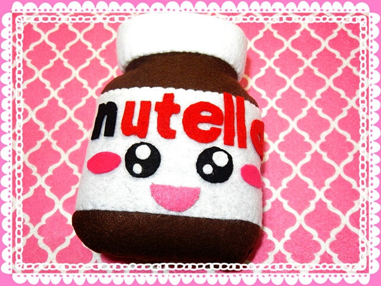 Kawaii Nutella Plush Doll Plushie Happy Version - Etsy