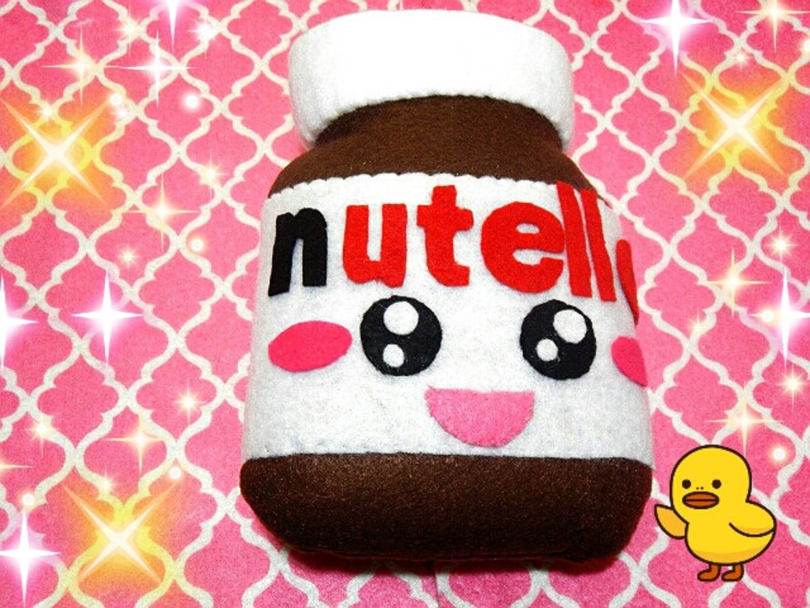 Kawaii Nutella Plush Doll Plushie Happy Version | Etsy UK