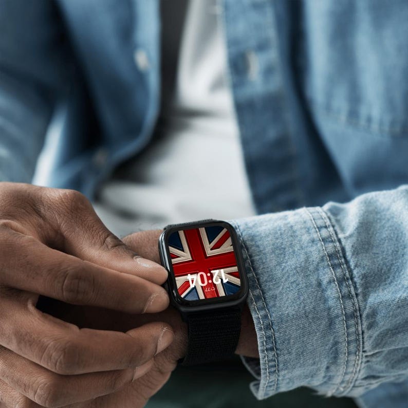 3D Union Jack Wallpaper: British Flag iPhone & Apple Watch Background ...