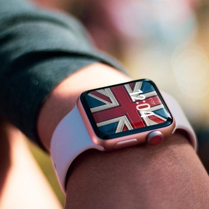 3D Union Jack Wallpaper: British Flag iPhone & Apple Watch Background ...