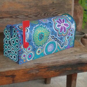 Custom Fun Funky Painted Mailbox | Etsy