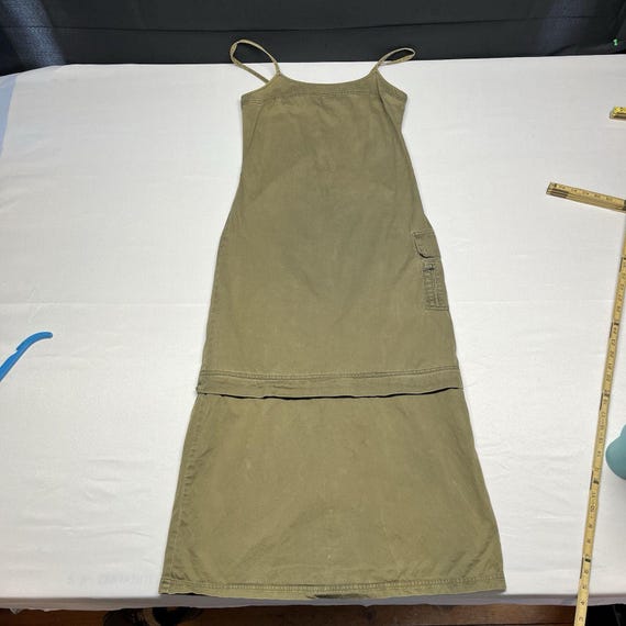 Vintage Y2K Cargo Maxi Convertible Zipper Dress Midi - Gem