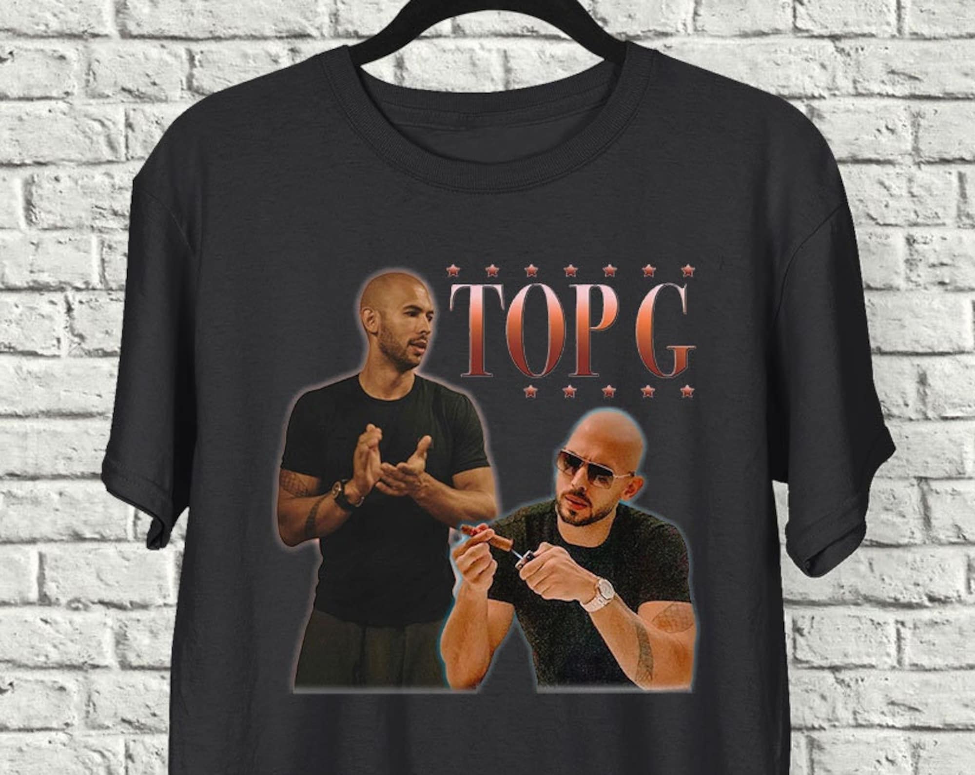 Vintage Andrew Tate Top G Shirt, Andrew Tate Shirt, Andrew Tate Top G ...