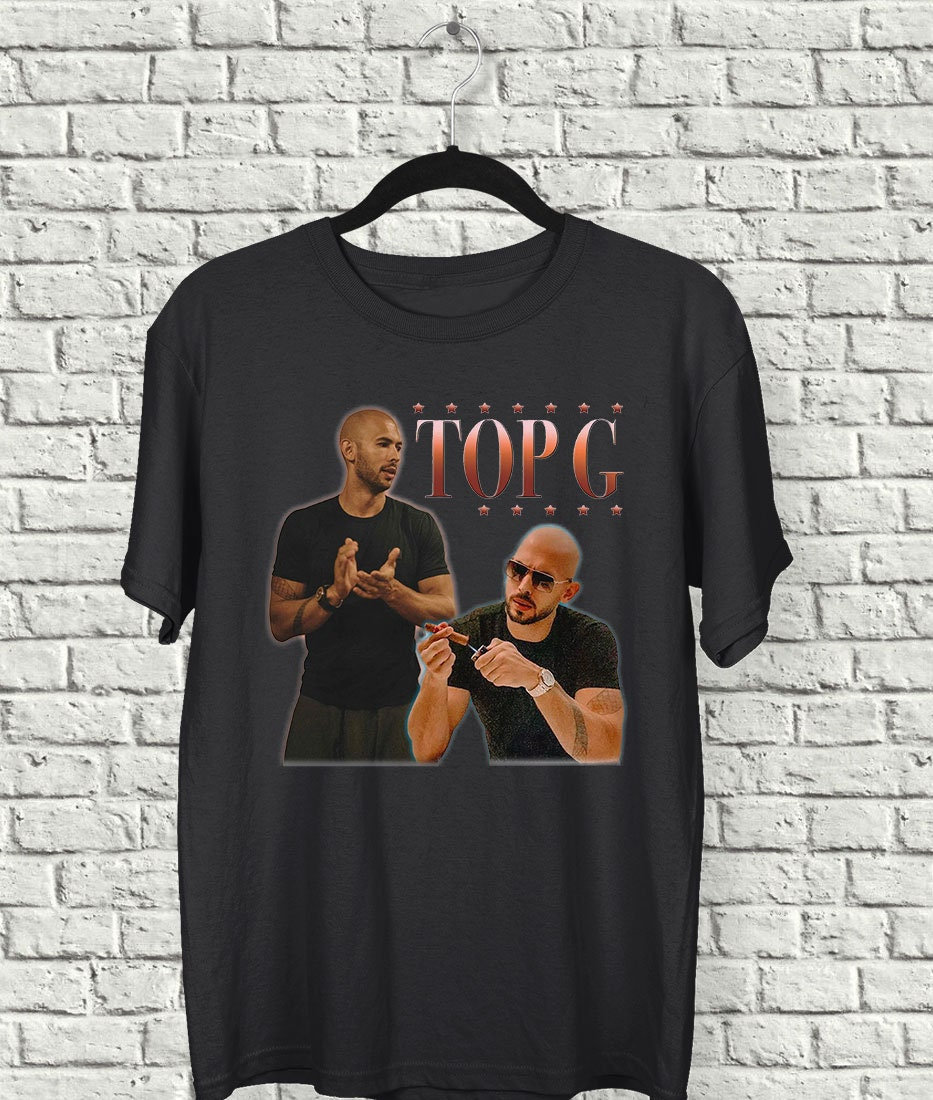 Vintage Andrew Tate Top G Shirt, Andrew Tate Shirt, Andrew Tate Top G ...