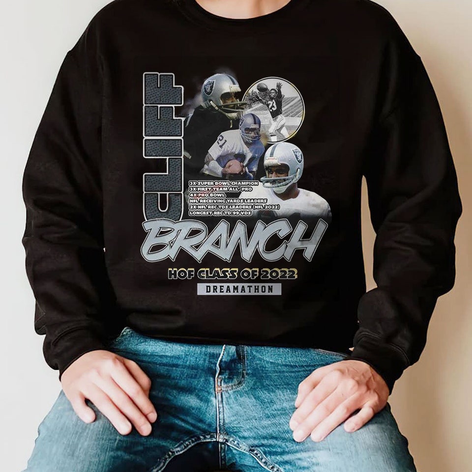 Cliff Branch Shirt, Cliff Branch Hof Class Of 2022 Shirt Designed ...