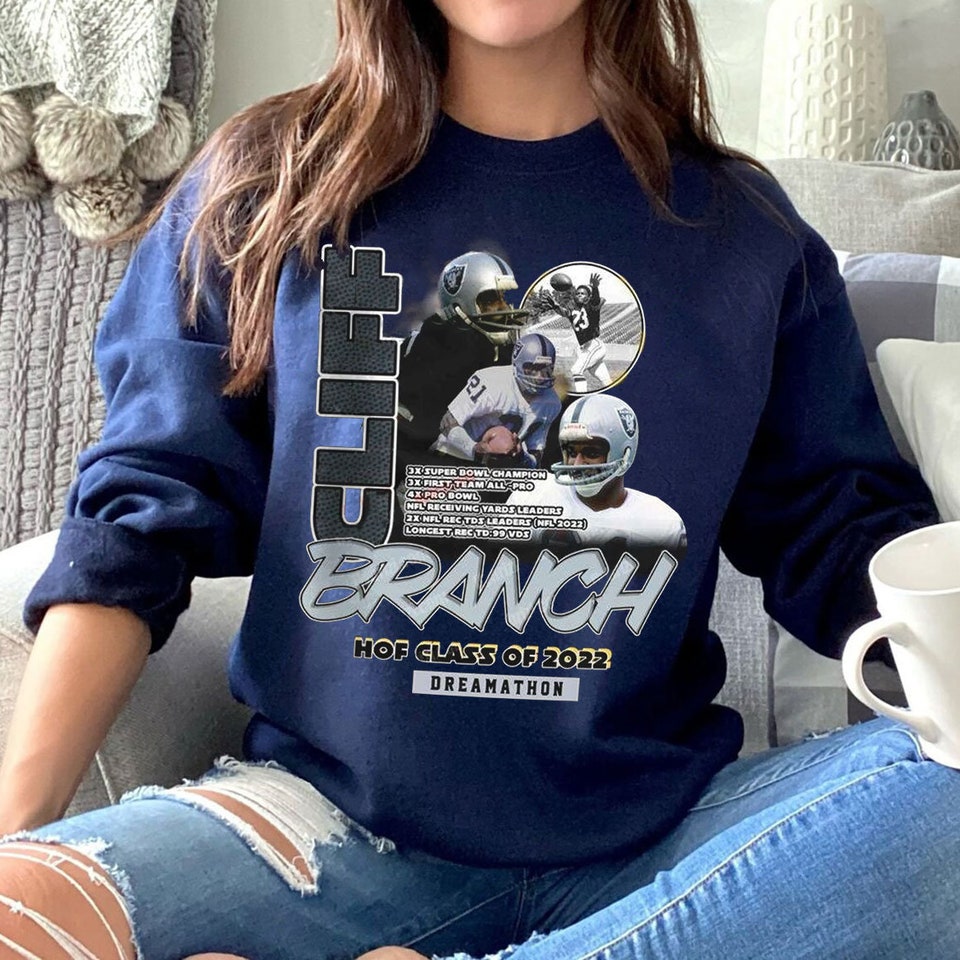 Cliff Branch Shirt, Cliff Branch Hof Class Of 2022 Shirt Designed ...