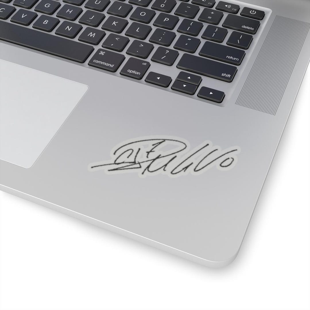 Cristiano Ronaldo Signature Sticker - CR7 Autograph Decal - Football ...