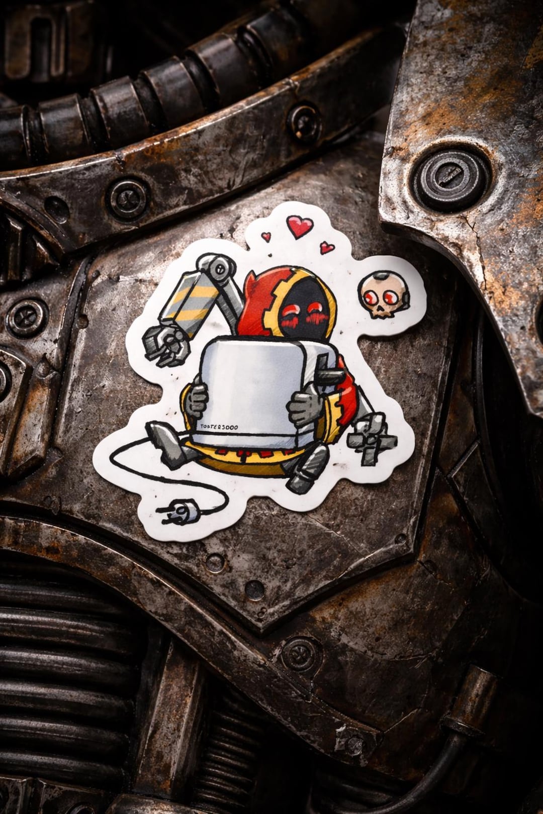 Adeptus Mechanicus Inspired Sticker - Cute Tech Priest Toaster Meme ...