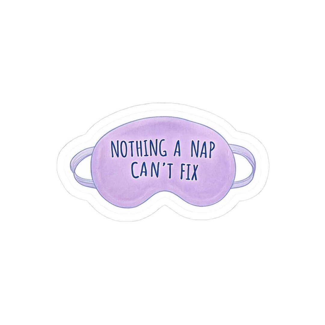 Nap-themed Kiss-cut Stickers, Cute Laptop Decals, Nap Lover Gifts ...