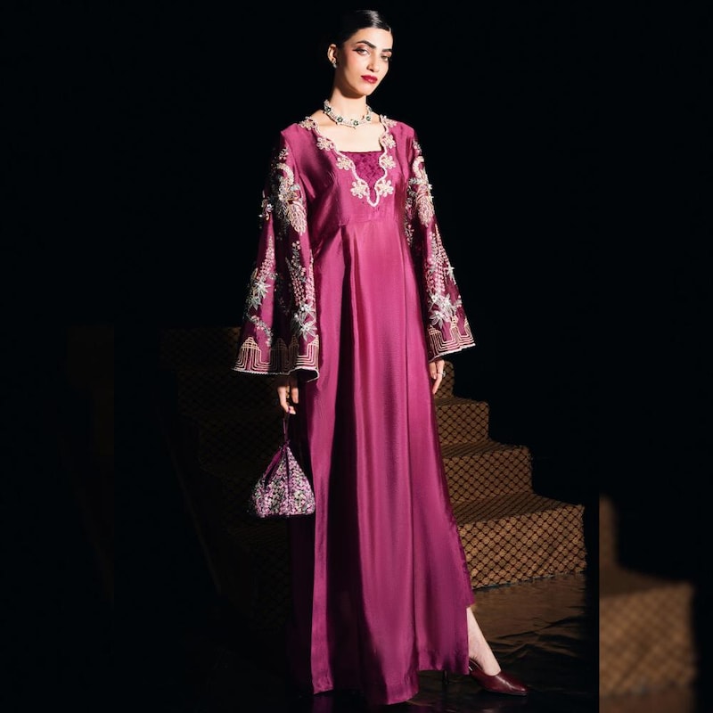 Pakistani Kaftan Suit Women - Etsy