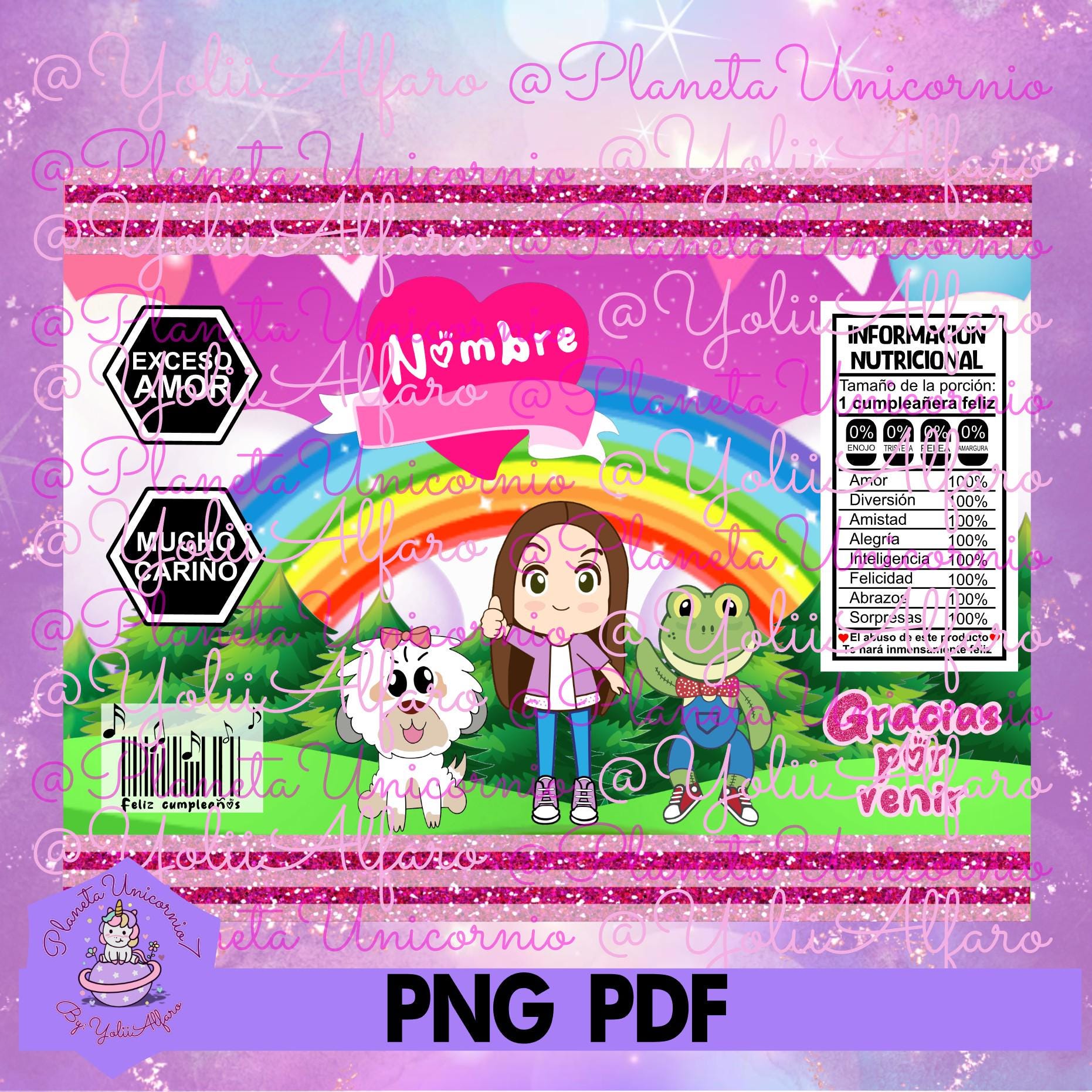Lara Campos Chips Bag, 3 Designs (letter, Half Letter, A4 and Half A4 ...