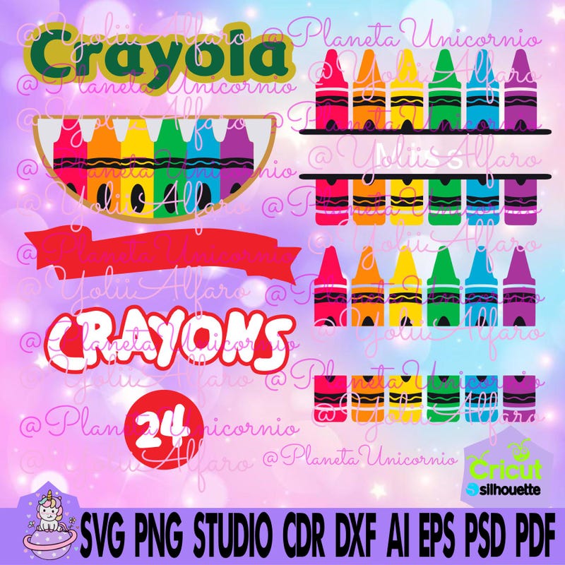 Crayola Svg - Etsy