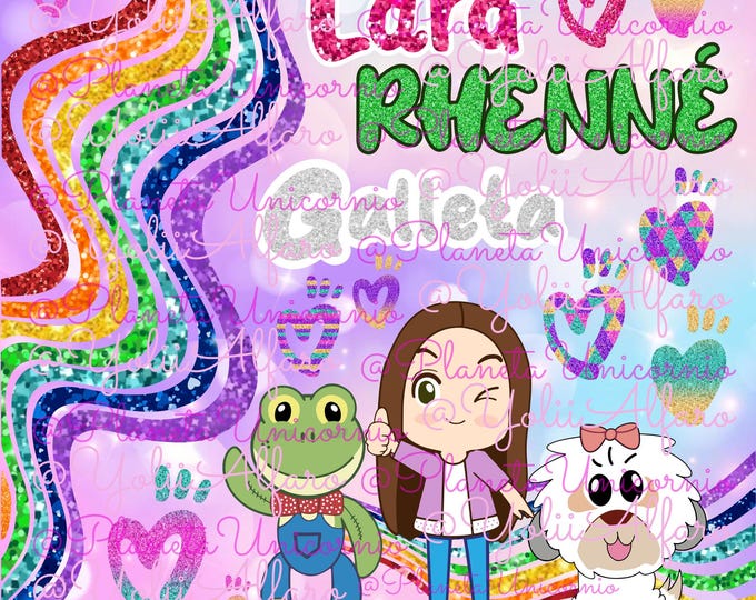 Lara Campos libro para colorear PDF, tamaño media carta, libro de ...